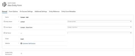 Guide To Entity Forms For Power Apps Portals In Dynamics 365 Encore Business Solutions