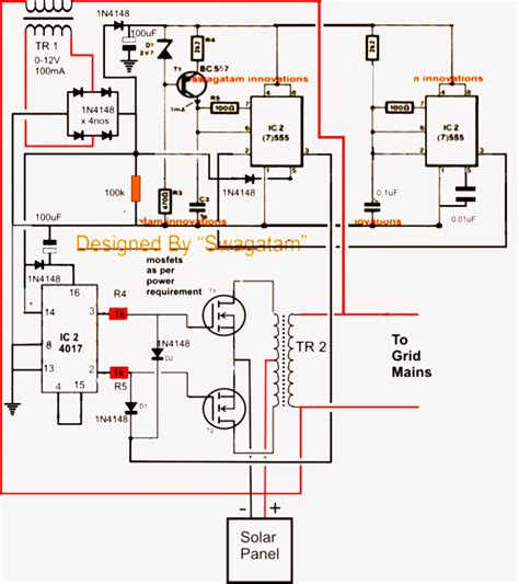 Solar Tie Grid Interconnect Diagram Using Enphase Inverters