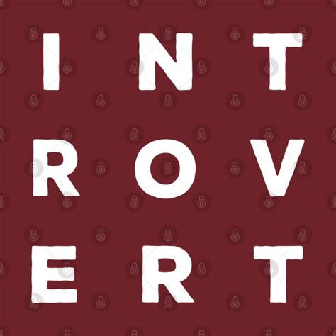 Introvert Logoslogan Introvert T Shirt Teepublic