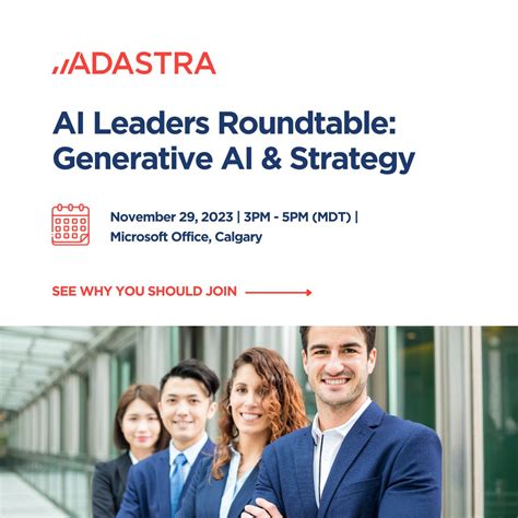 adastra on linkedin ai leaders roundtable generative ai and strategy