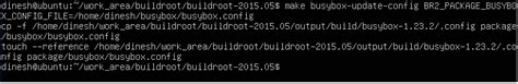 Buildroot Br2packagebusyboxconfig Not Working Fine Stack Overflow