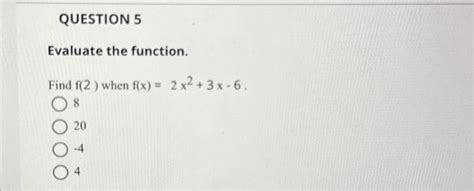 Solved Graph The Function −m2evaluate The Function Find