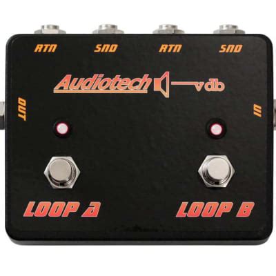 Audiotech Dual Loop Effects Switcher Controller Unit Reverb