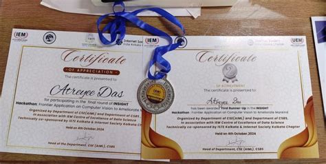 Atreyee Das On Linkedin Hackathon Computervision Teamwork