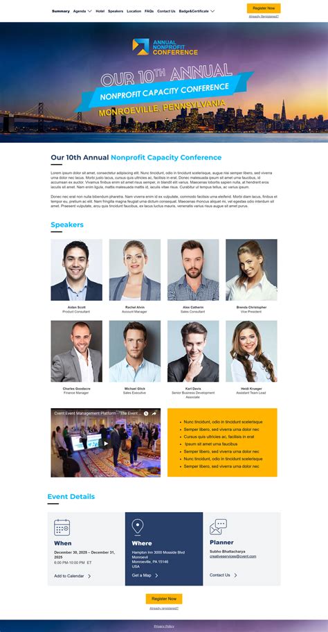 Cvent Visual Showcase For Event Management