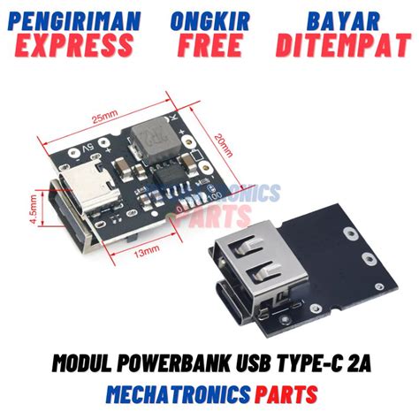 Modul Powerbank USB Type C A Lazada Indonesia