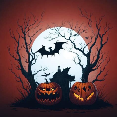 Hallowen Background Premium Ai Generated Image