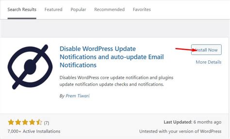 how to disable plugin and theme update notification on wordpress