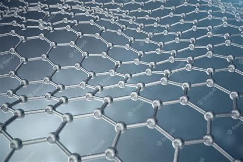 Premium Photo 3d Rendering Abstract Nanotechnology Hexagonal Geometric Form Close Up Concept