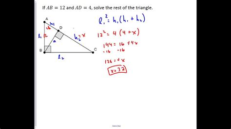 Right Triangle Hypotenuse Problem At Danyel Allen Blog