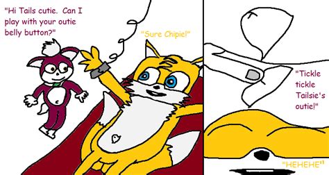 Chip Playing With Tails Outie Bellybutton By Davidl0ud On Deviantart