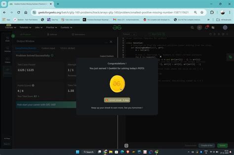 Mohammed Mohsin On Linkedin Gfg160 Gfg Geeksforgeeks Codinglife Gfg160 Geekstreak2024 Code