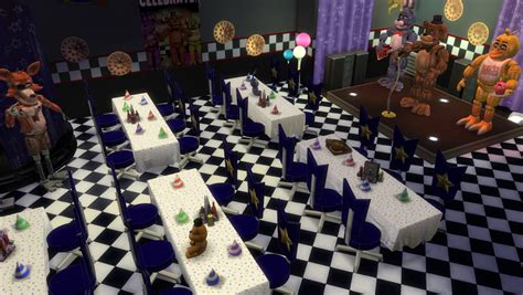La Pizzeria De Freddy Fazbear Fnaf Terrains Communautaires Sims 4 Par Cryptiam
