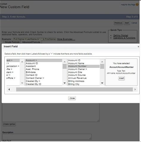 Using Formula Fields ~ Salesforce
