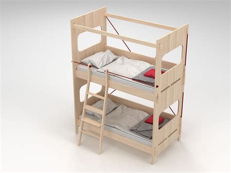 Bunk Bed 3d Model Cgtrader