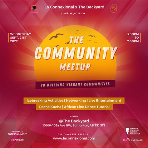 The Community Meetup The Backyard
