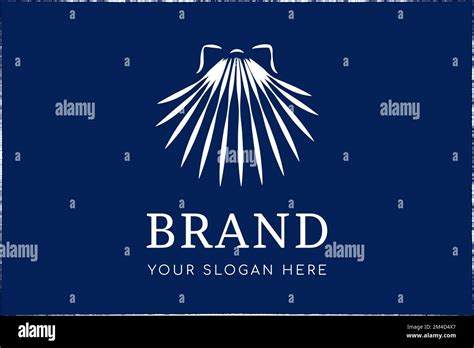 Scallop Shell Logo Design Template Vector Illustration Stock Vector Image And Art Alamy