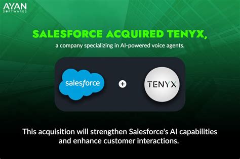 Ayan Softwares On Linkedin Salesforce Ai Acquisition Tenyx