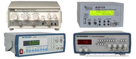 Pengertian Function Generator Dan Jenis Jenisnya Teknik Elektronika