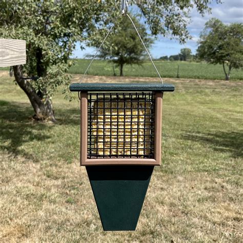 Songbird Essentials Large Bird Seed Suet Feeder Recycled Plastic