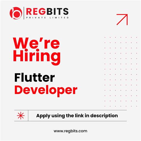 Regbits Private Limited On Linkedin Hiringalert Hiring Flutterdeveloper Careeropportunity