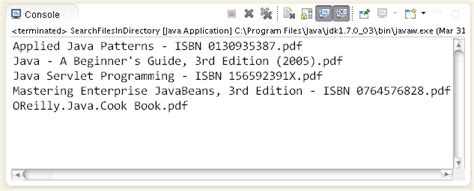How To Search Find Files In A Directory Using Directorystream In Java 7 Learn Java By Examples