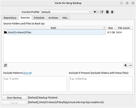 vorta desktop client for borg backup page 2 of 3 linuxlinks