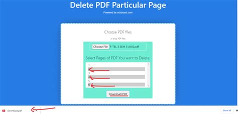 delete particular pdf page tool devops sre devsecops