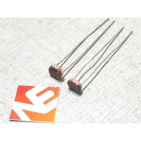 LDR Light Sensor 2 Unit 5mm Photoresistor Light Dependent Resistor Lazada