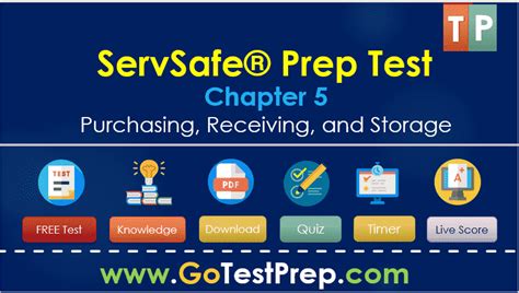 ServSafe Practice Test Chapter 5 Purchasing Receiving And Storage