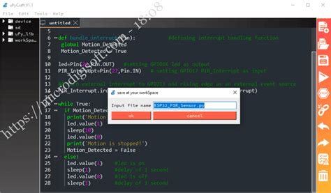 Pir Motion Sensor With Esp32 Using Interrupts Micropython