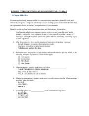 Aplia Assignment 6 Chapter 10 SECTION 1 P 1 Docx BUSINESS COMMUNICATIONS APLIA
