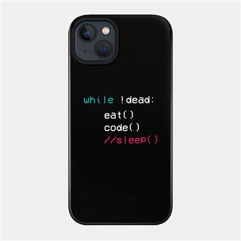 Eat Code Sleep Coder Software Engineer App Developer Iphone Case