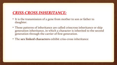 Criss Cross Inheritance Ppt