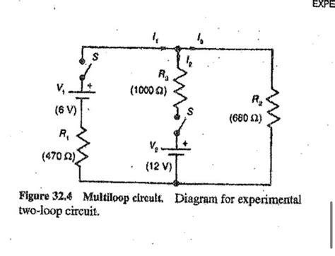 Solved Nume Multiloop Circuits Kirchhoffs Rules Laboratory