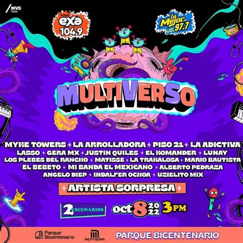 Multiverso Festival Music Exa 2022 Artistas Lugar Boletos Y Todo Lo