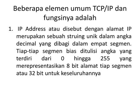 Ppt Konfigurasi Tcp Ip Pada Linux Powerpoint Presentation Free Download Id 2677374