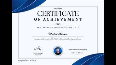 i recently completed full stack course 0 100 from harkirat singh had