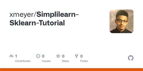 GitHub Xmeyer Simplilearn Sklearn Tutorial
