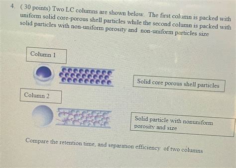 Solved 4 30 Points Two Lc Columns Are Shown Below The