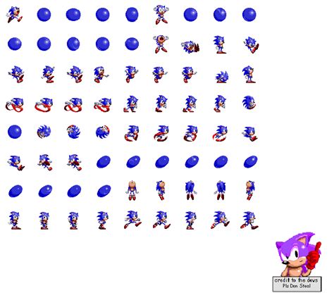 Eclipse Sonic Sprite Sheet By Superguy2525 On Deviantart