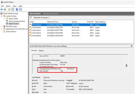 Logon Informationen Aus Event 4624 Auswerten Ntlm Logon Type User Windowspro