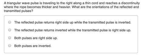Solved A Triangular Wave Pulse Is Traveling To The Right Chegg