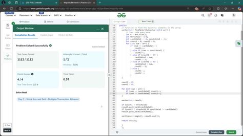 Gfg160 Geekstreak2025 Codeeveryday Keepcoding Sagar Dey