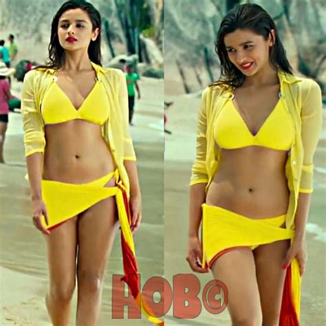 Alia Bhatt In Hot Yellow Bikini Swimwear Bikini Photos Alia Bhatt My Xxx Hot Girl