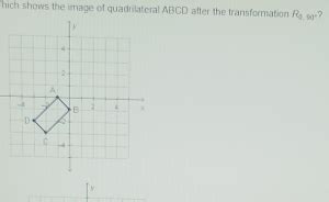 Thich Shows The Image Of Quadrilateral ABCD After The Transformation R Coordinate Geometry