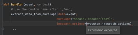 Docs Jmespath Python Syntax Error In `customjmespathfunctionpy