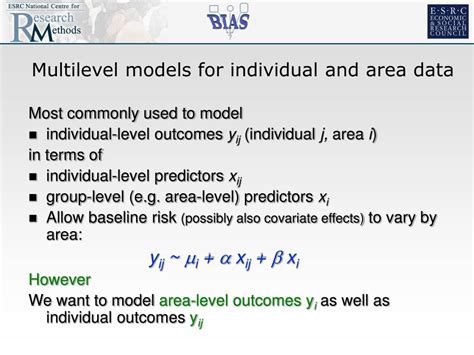 Ppt Hierarchical Models For Combining Multiple Data Sources Measured