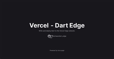 Vercel Dart Edge
