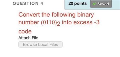 solved question 4 convert the following binary number